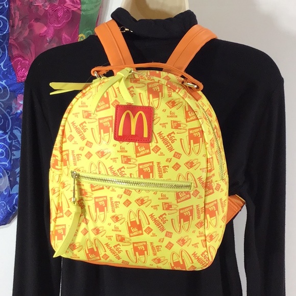 McDonald's | Bags | Mcdonalds Yellow Wrapper Egg Mcmuffin Backpack ...